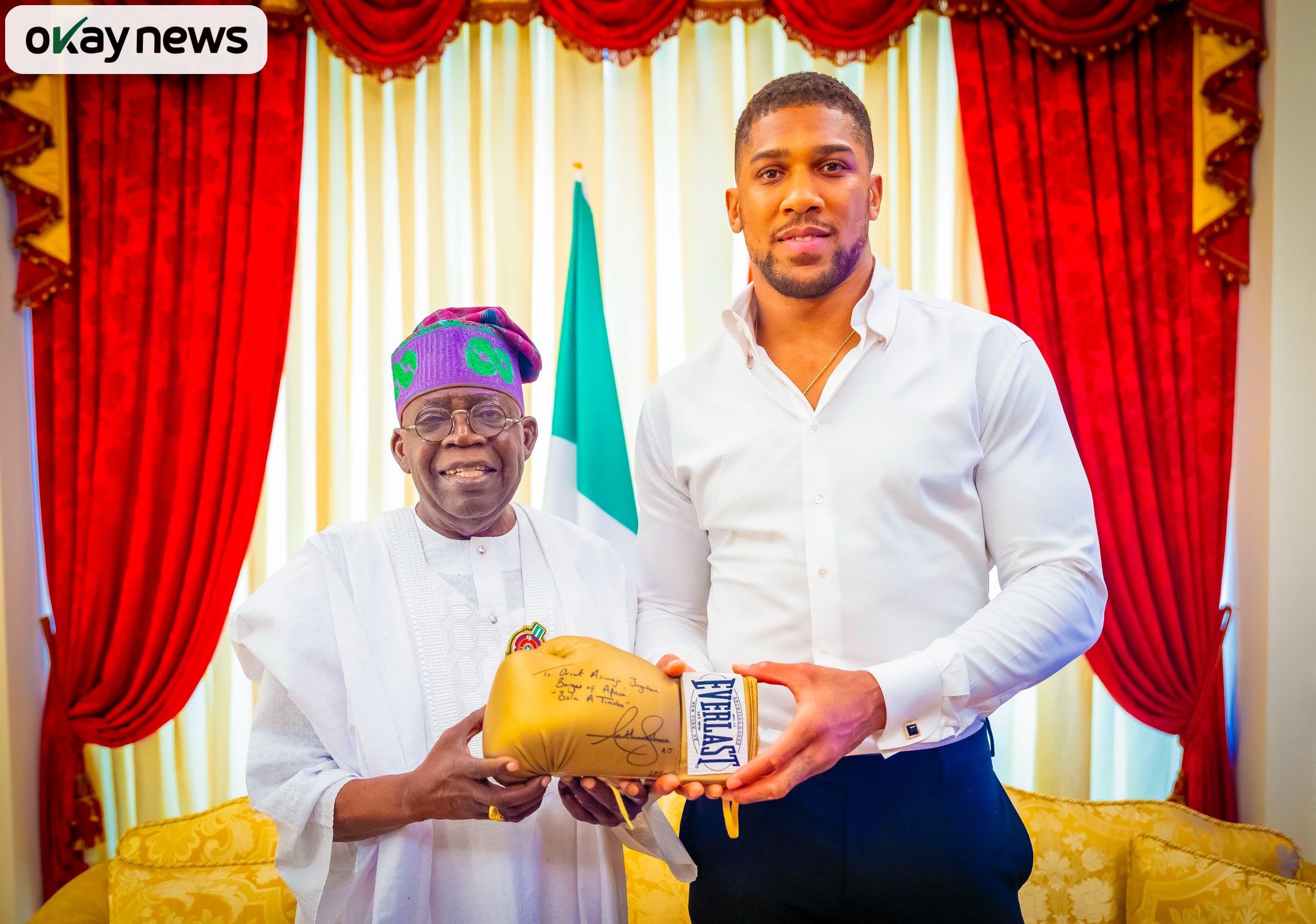 Tinubu Wishes Anthony Joshua Quick Recovery, Mourns Dead Victims • Okay ...