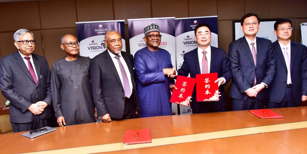 Dangote Cement Signs $1 Billion Deal with Sinoma for 12 New Plants ...