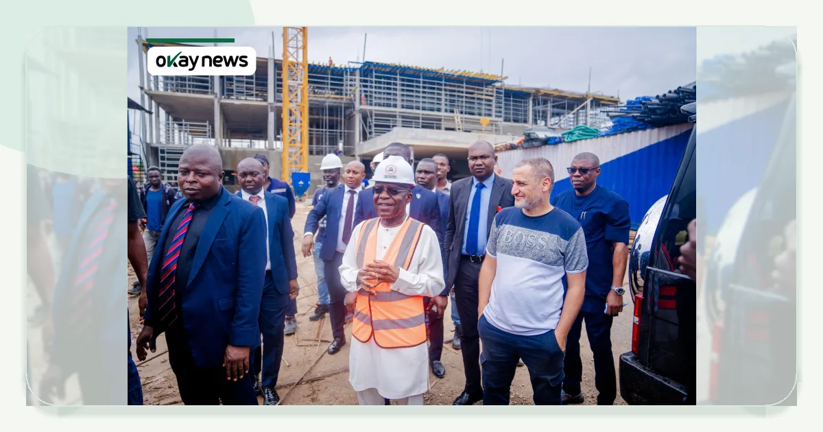 Otti Inspects New Abia Governor’s Office, Residence Project in Umuahia ...
