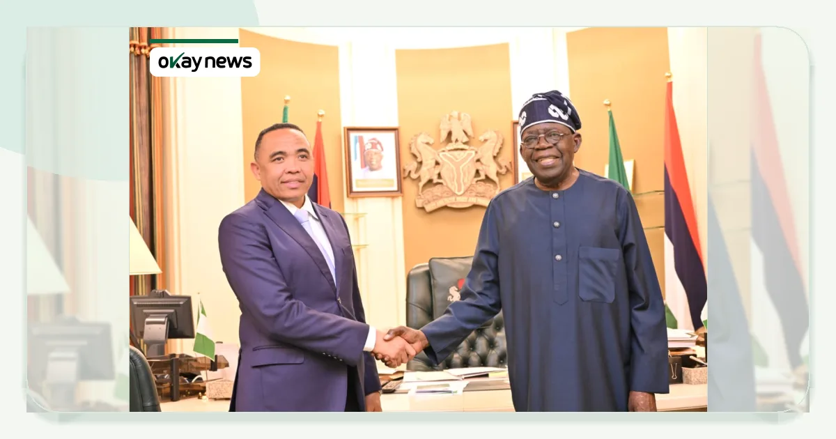 Tinubu Hosts Madagascar President at Aso Rock • Okay News